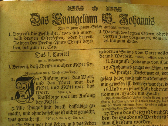 Our German Roots: The 1765 Elector’s Bible at New Jerusalem Lutheran ...
